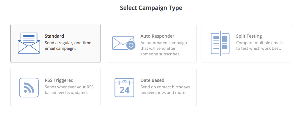 Campaign types overview – ActiveCampaign Help Center