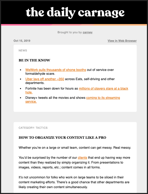Newsletter Design: What You Need to Know +20 examples & 10 templates!